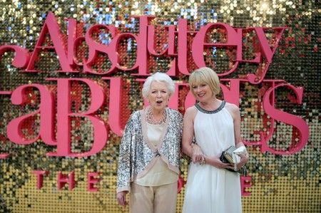 June Whitfield and daughter Suzy Aitchison arrive for the world ...